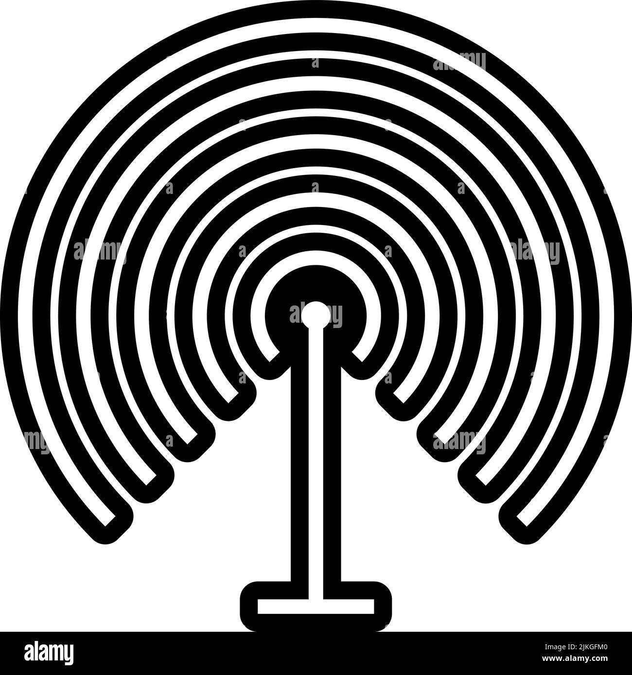 tower icon black vector illustration Stock Vector Image & Art - Alamy