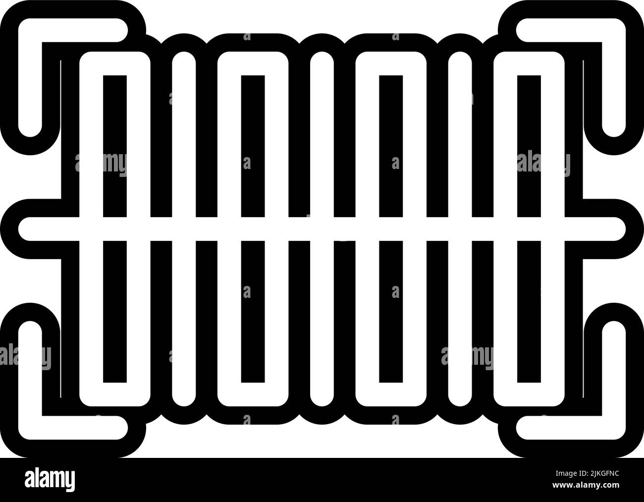 barcode icon black vector illustration Stock Vector Image & Art - Alamy