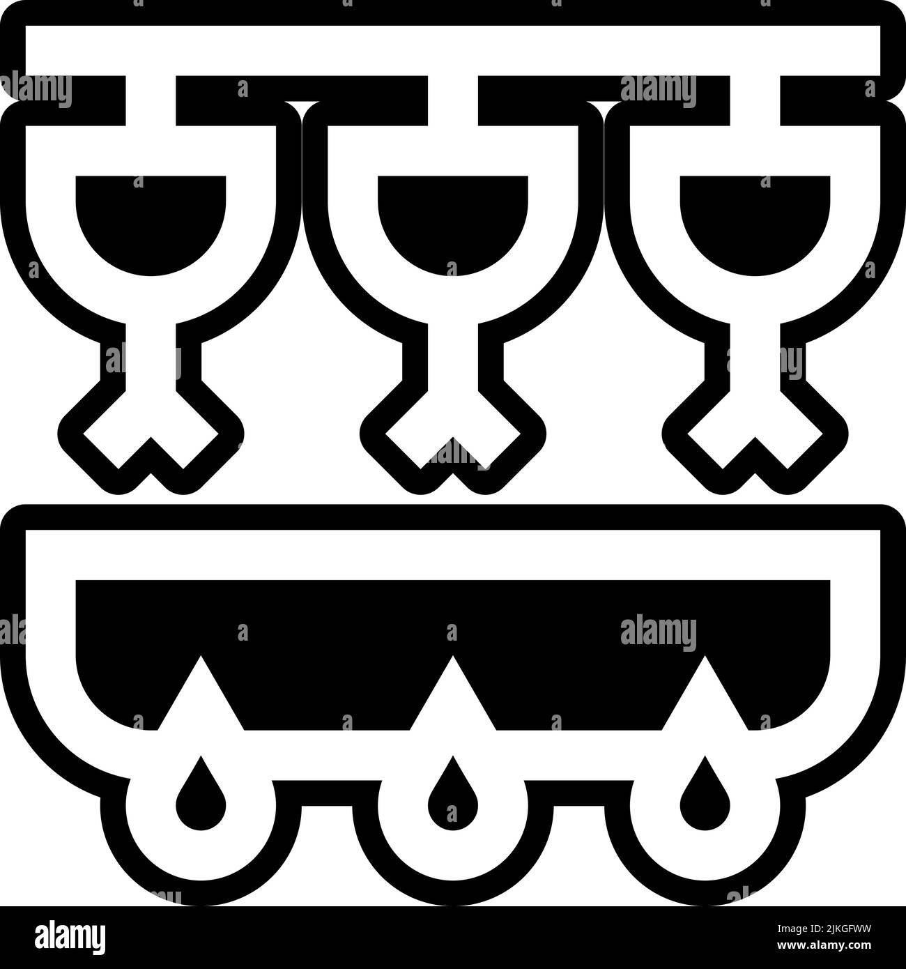 cooking icon black vector illustration Stock Vector Image & Art - Alamy