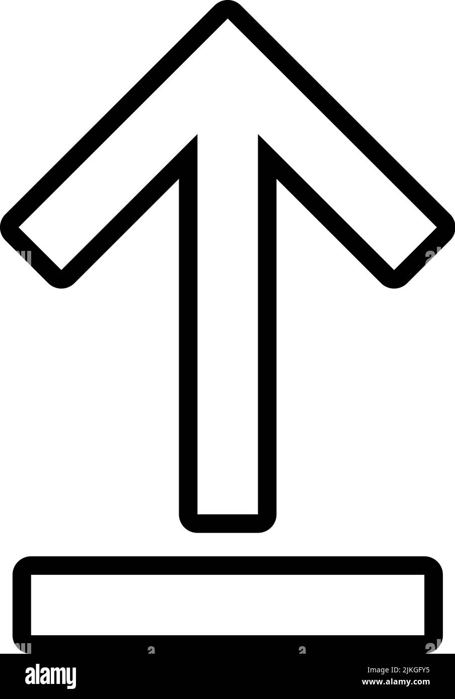 upload icon black vector illustration Stock Vector Image & Art - Alamy