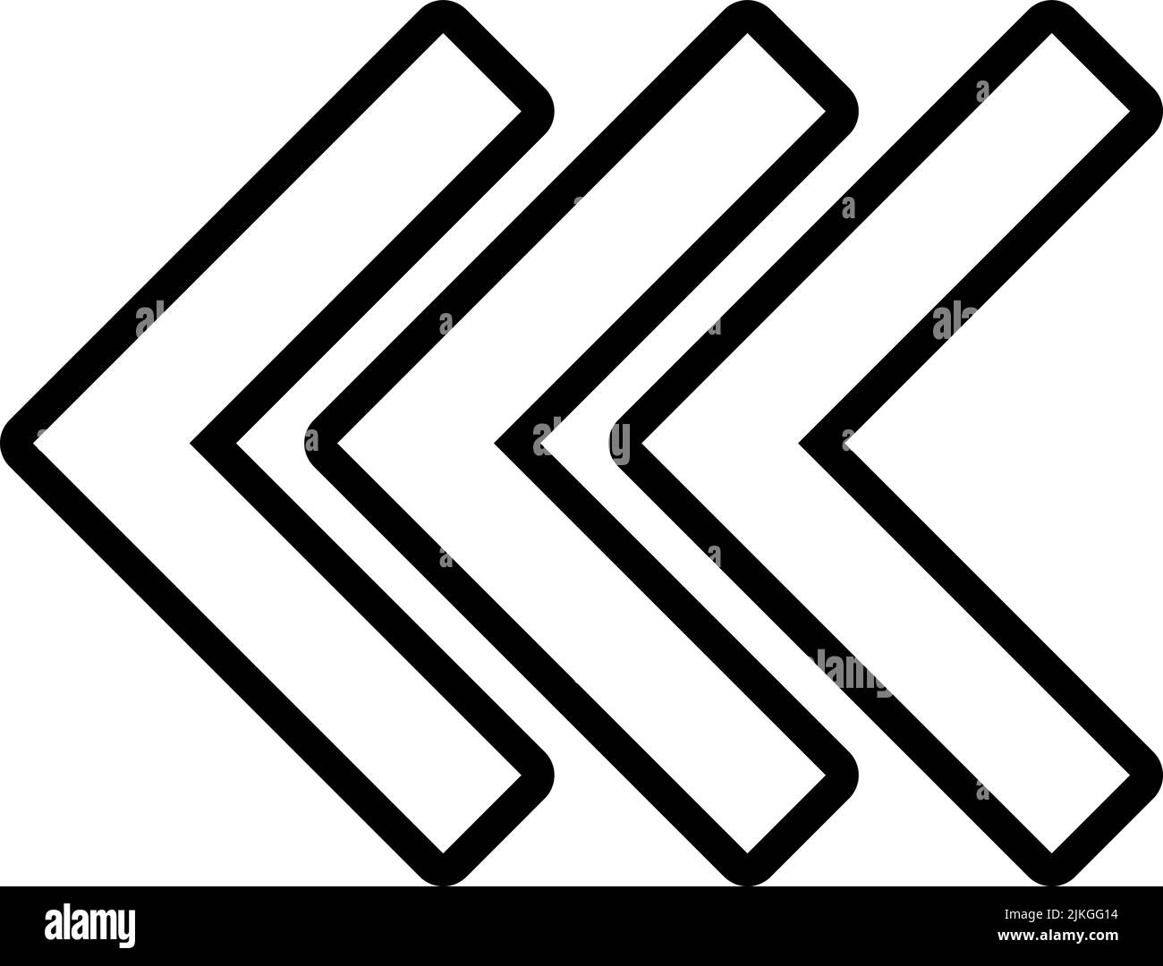 left way icon black vector illustration Stock Vector Image & Art - Alamy