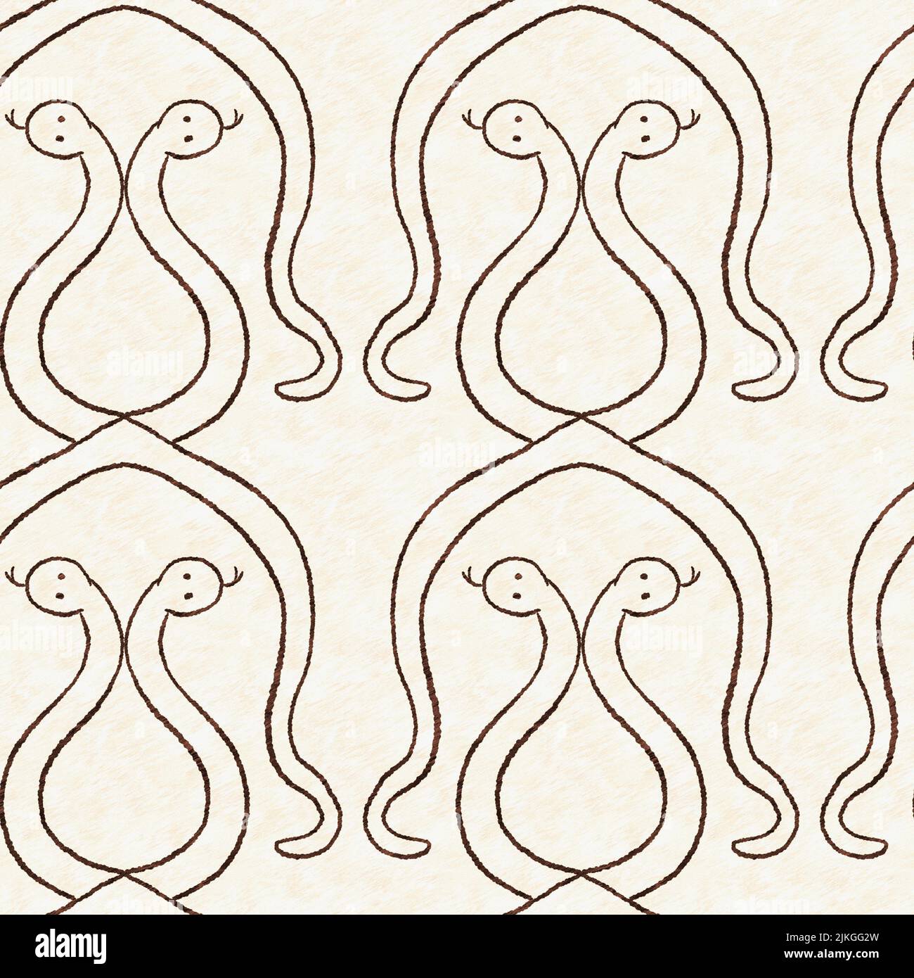 Cute safari snake wild animal pattern for babies room decor. Seamless ...