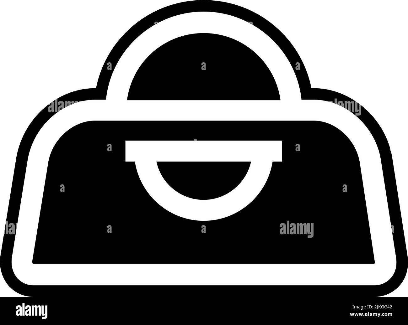 bag icon black vector illustration Stock Vector Image & Art - Alamy
