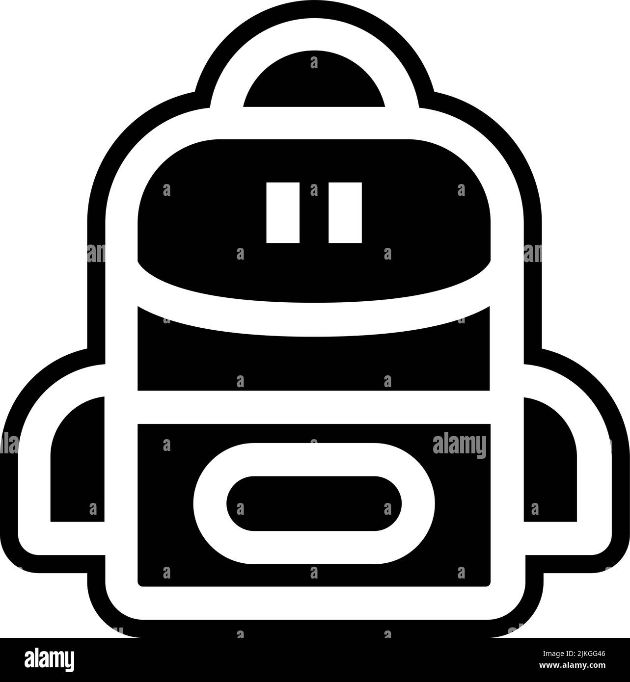 bags icon black vector illustration Stock Vector Image & Art - Alamy