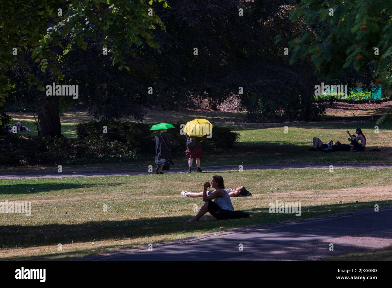 Summer Heatwave in York. A new UK record temperature, of 40.3C was set ...