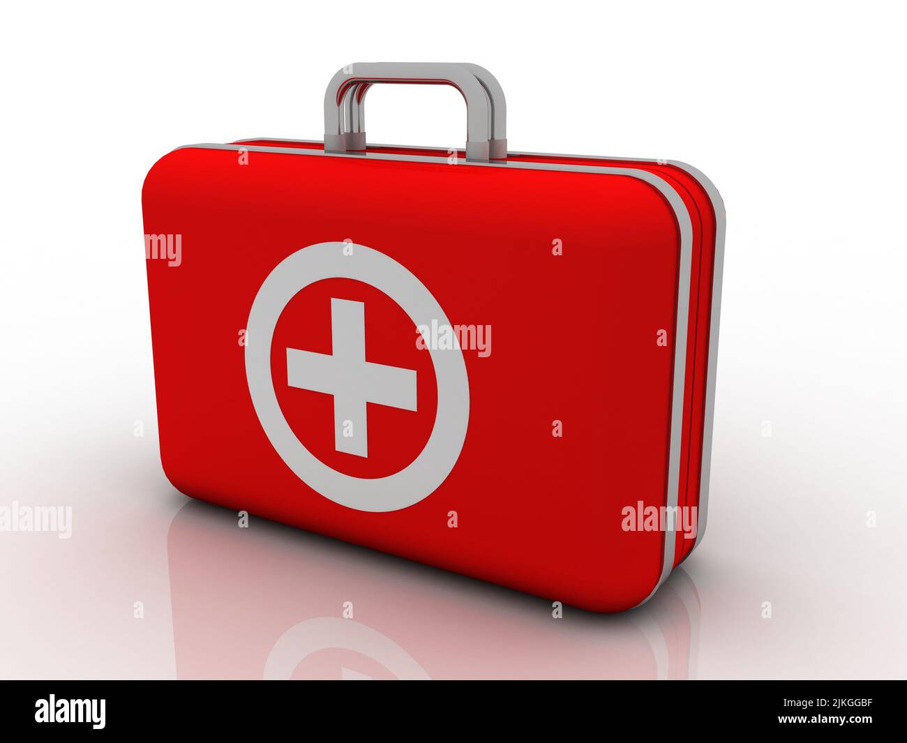 3d rendering First aid kit Stock Photo - Alamy