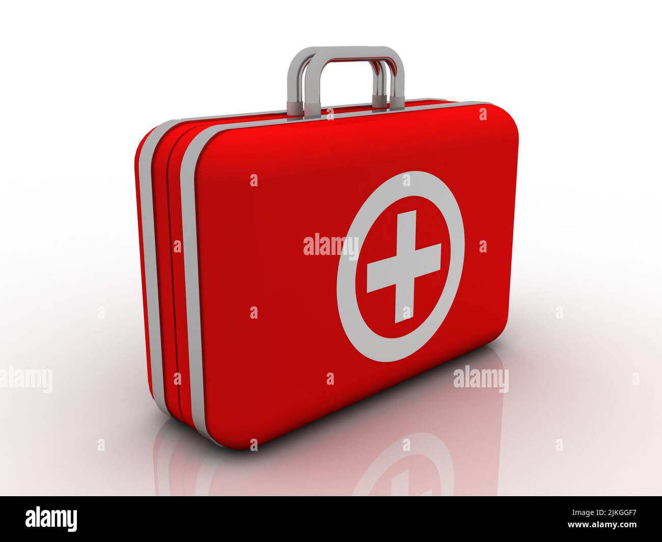 3d rendering First aid kit Stock Photo - Alamy