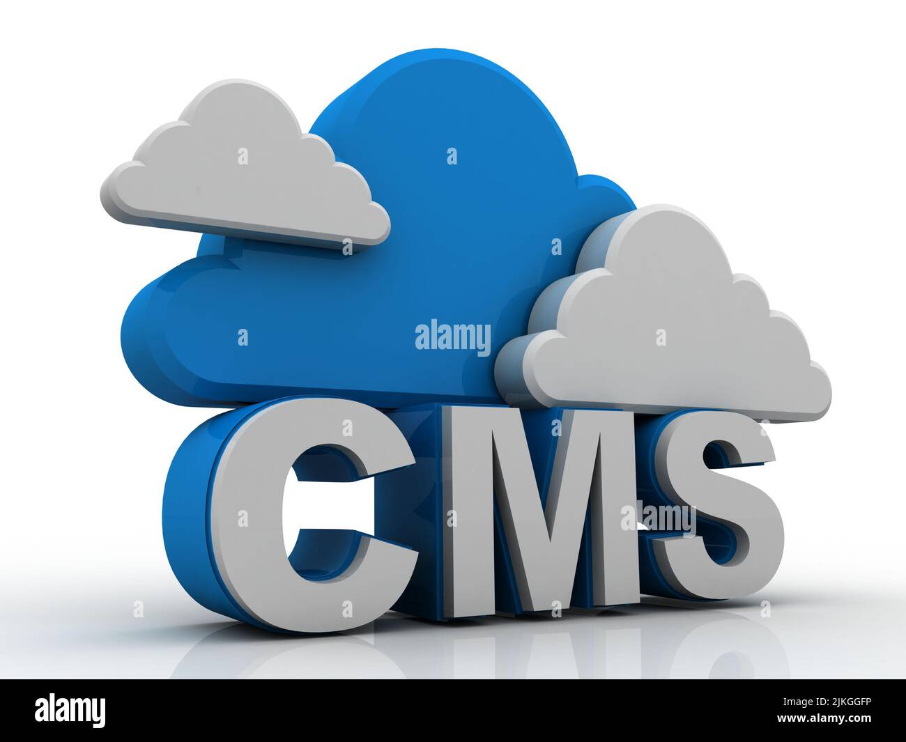 3d rendering cms cloud search Stock Photo - Alamy