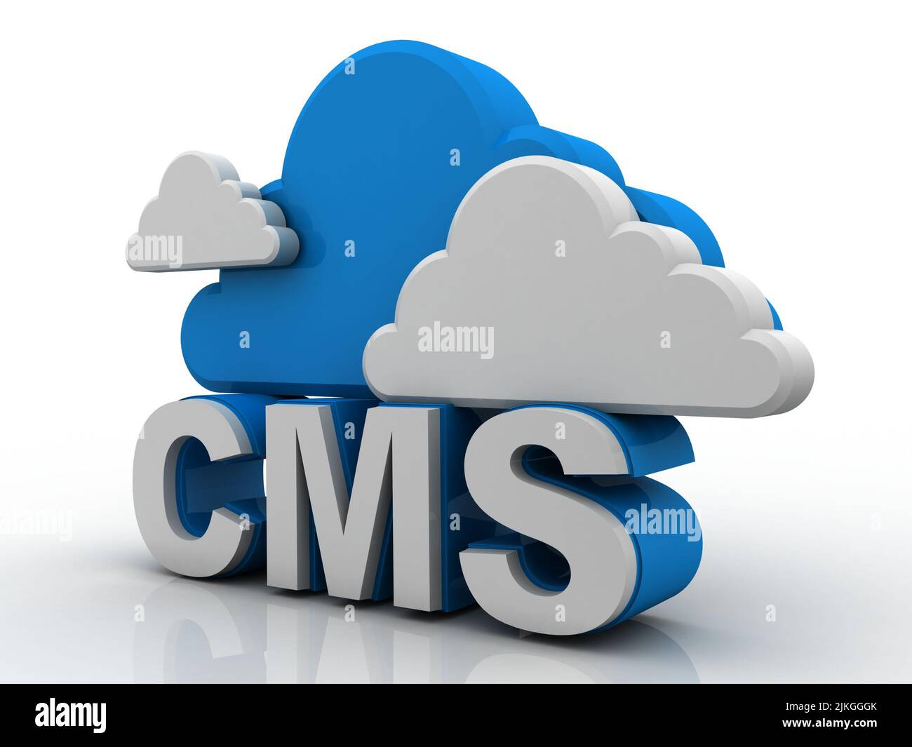 3d rendering cms cloud search Stock Photo - Alamy