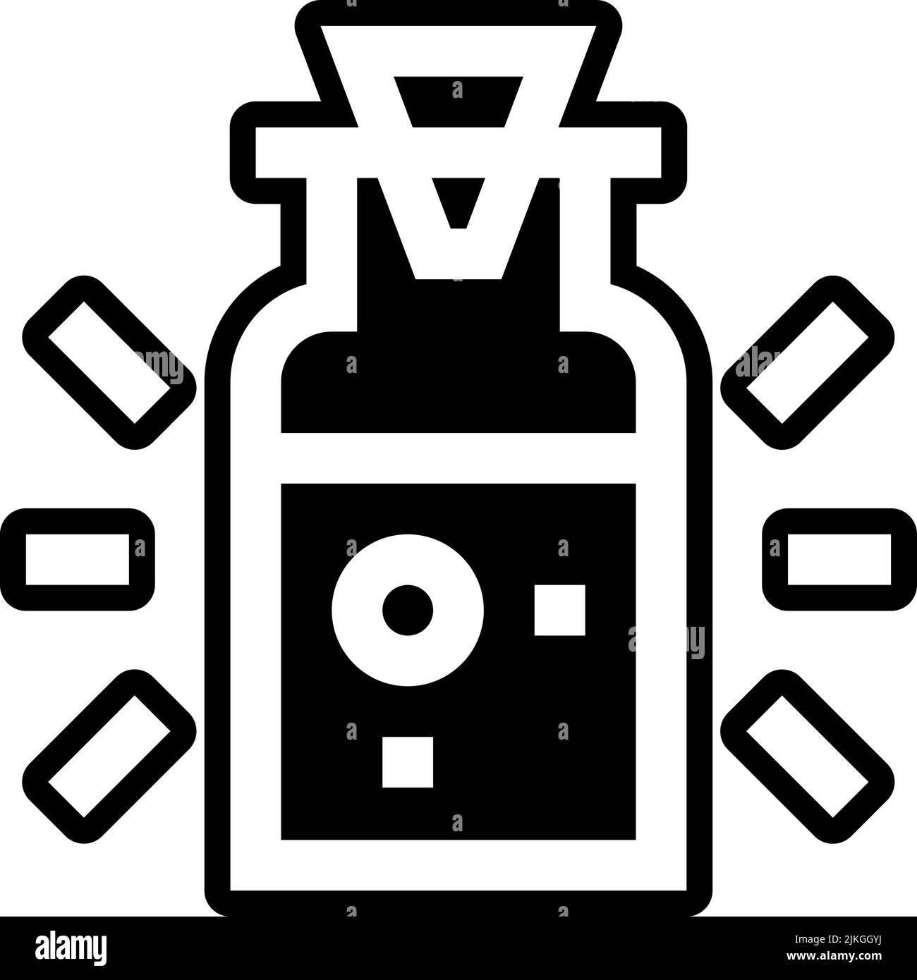 elixir icon black vector illustration Stock Vector Image & Art - Alamy