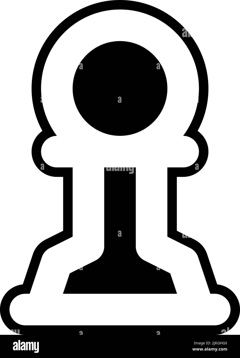 Button black chess piece hi-res stock photography and images - Alamy