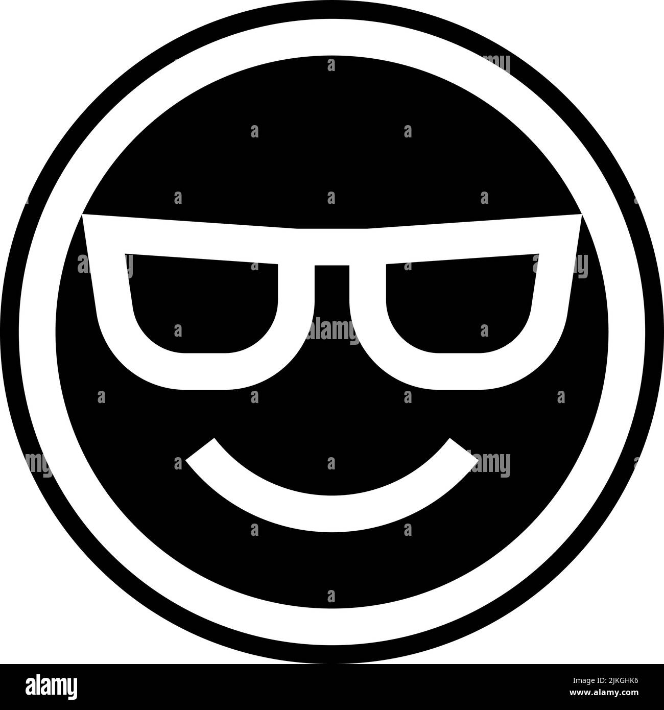 cool icon black vector illustration Stock Vector Image & Art - Alamy