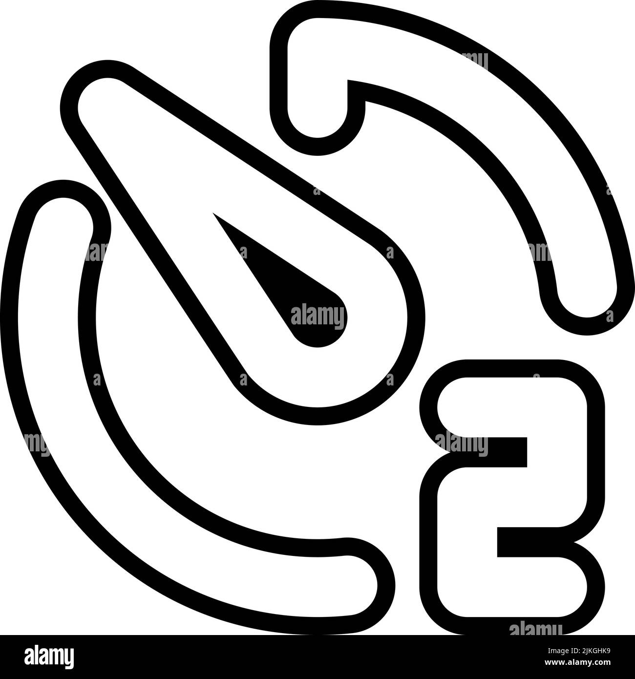 timer icon black vector illustration Stock Vector Image & Art - Alamy