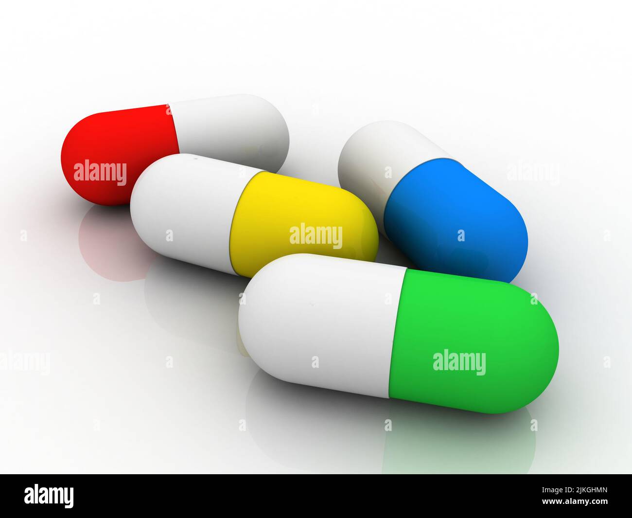 3d rendering healthcare medical tablets Stock Photo - Alamy