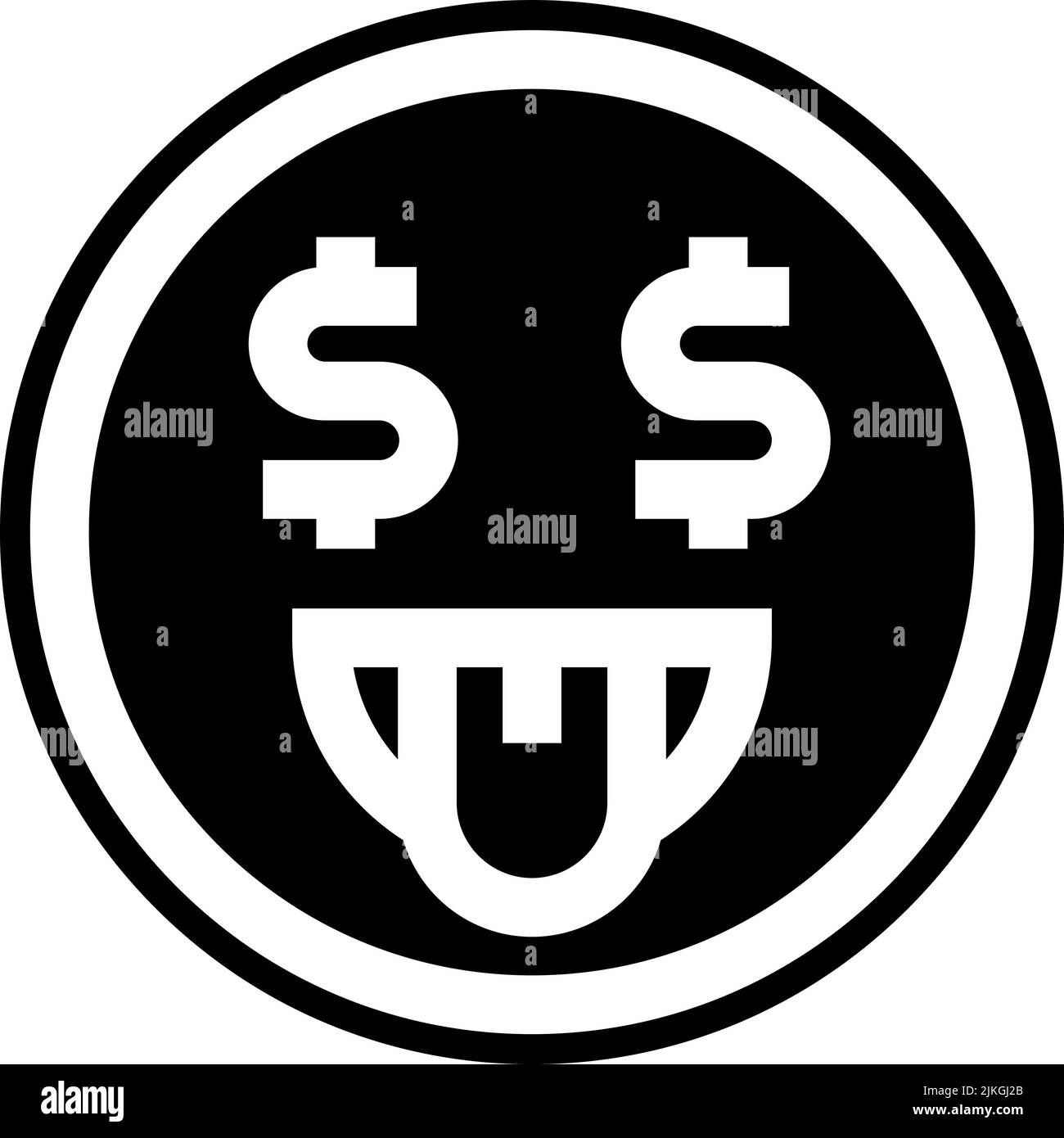 greed icon black vector illustration Stock Vector Image & Art - Alamy