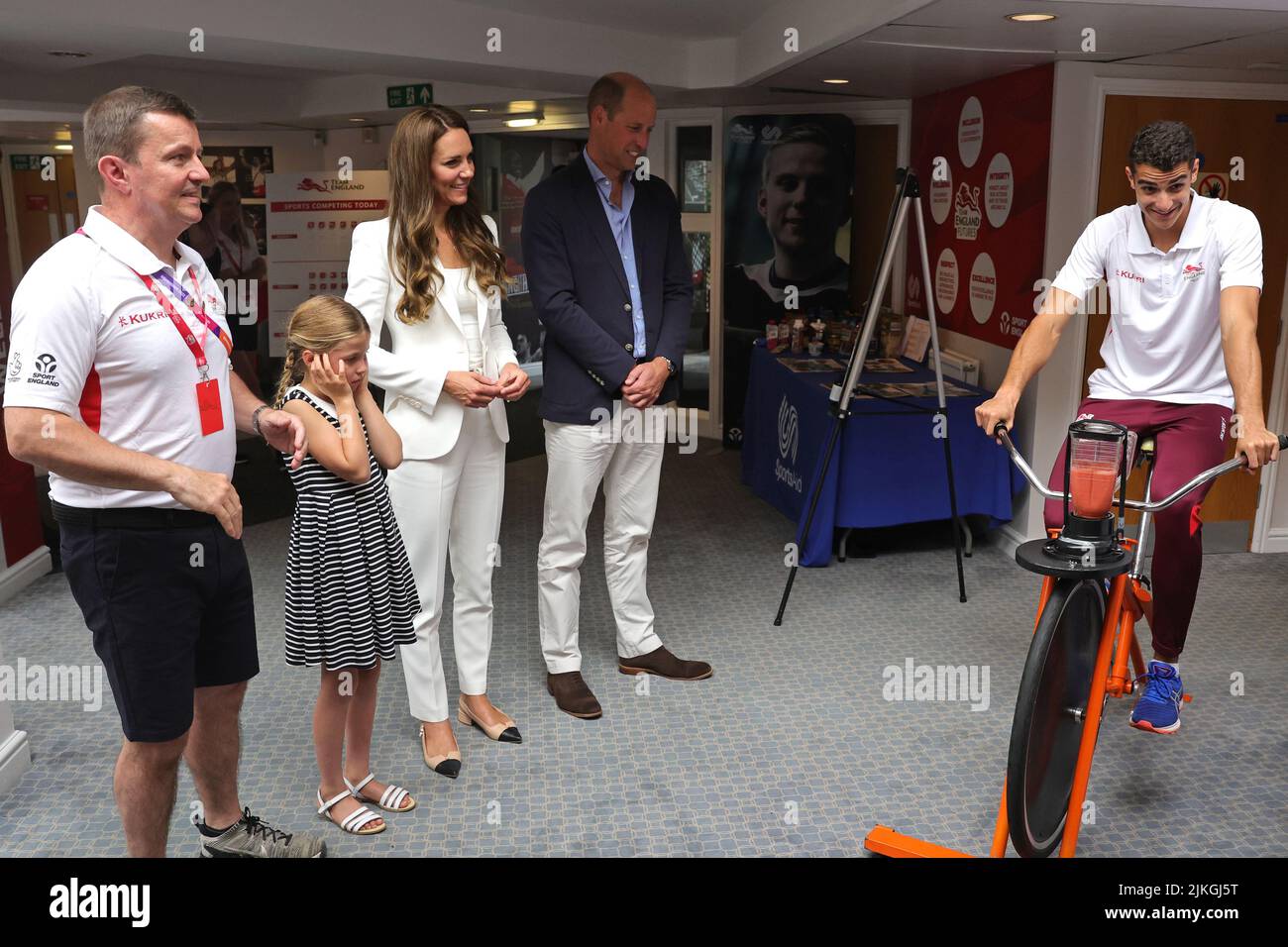 Tim Lawler CEO of SportsAid, Princess Charlotte the Duchess of ...