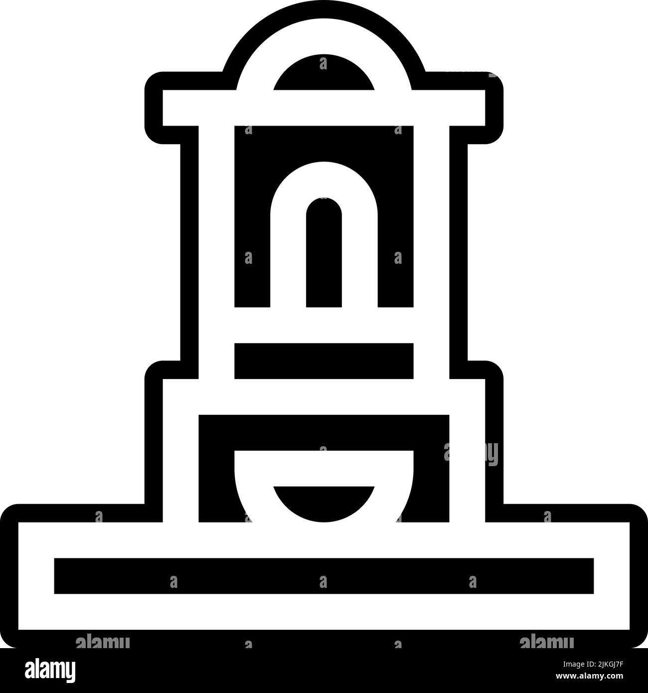 canopy icon black vector illustration Stock Vector Image & Art - Alamy