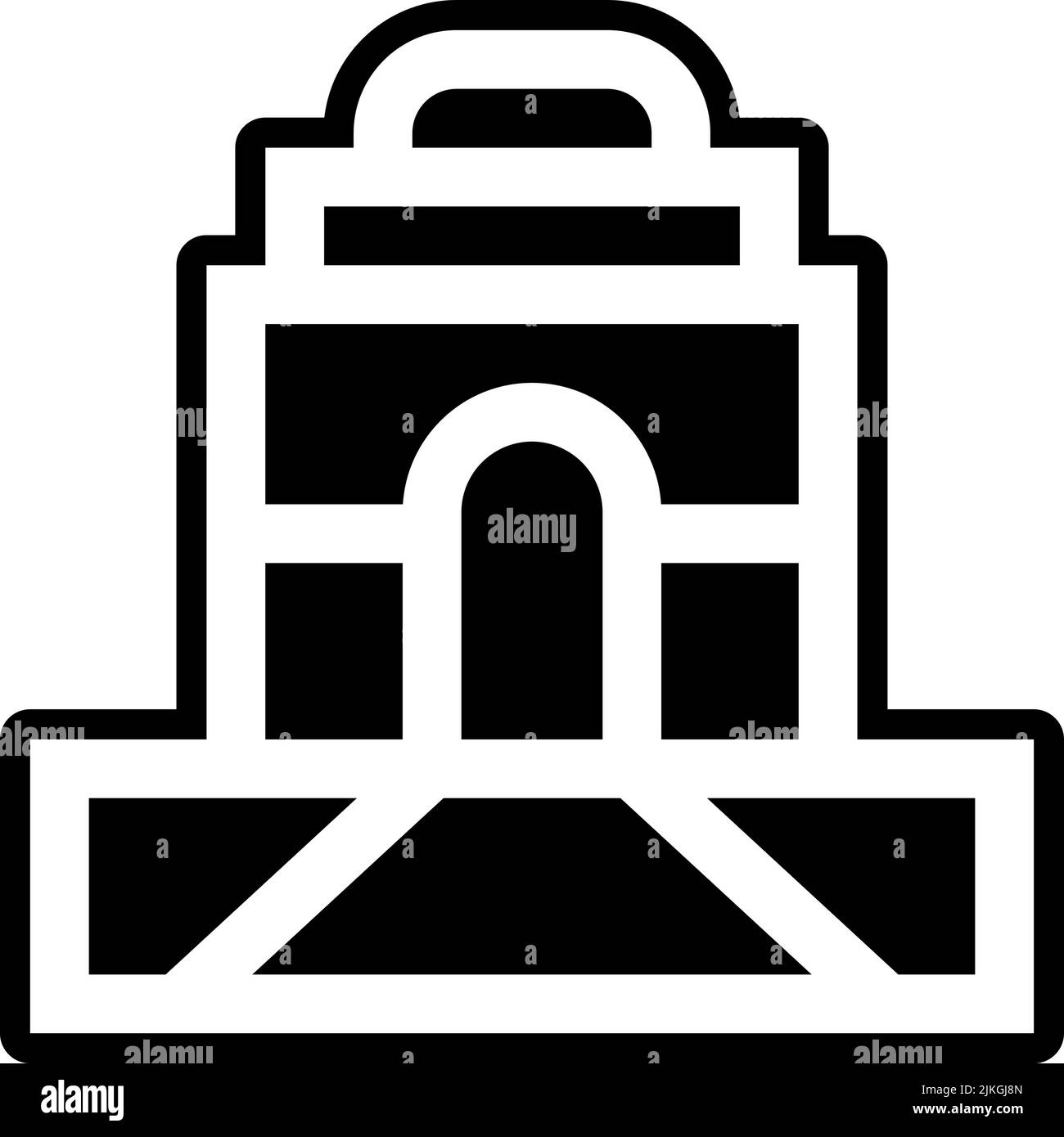 rajpath icon black vector illustration Stock Vector Image & Art - Alamy