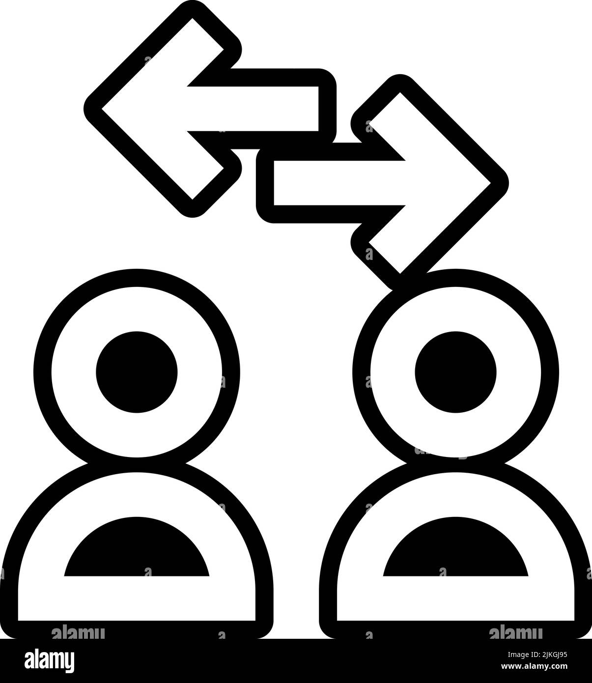 transaction icon black vector illustration Stock Vector Image & Art - Alamy