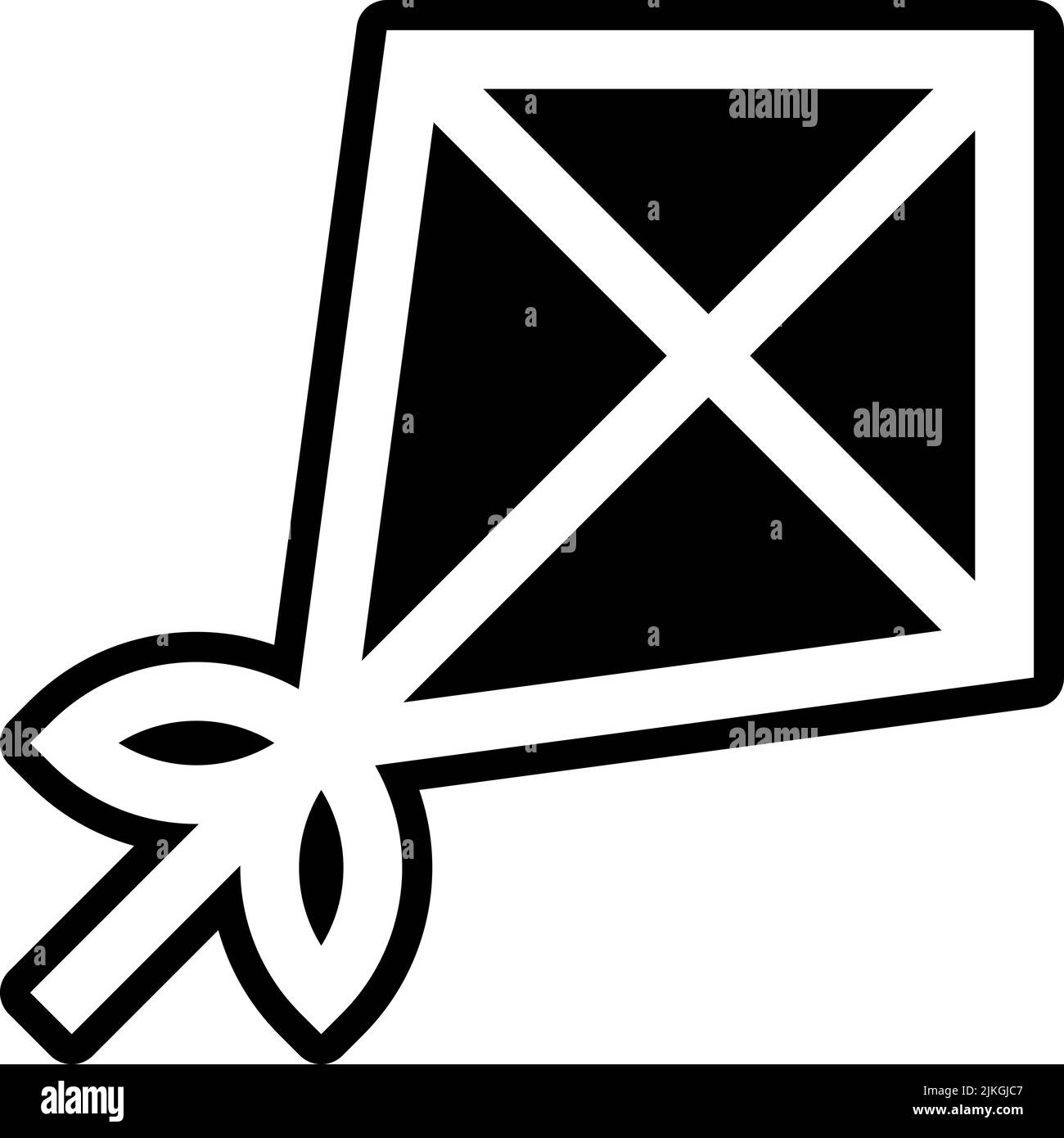 Flying paper kite Black and White Stock Photos & Images - Alamy