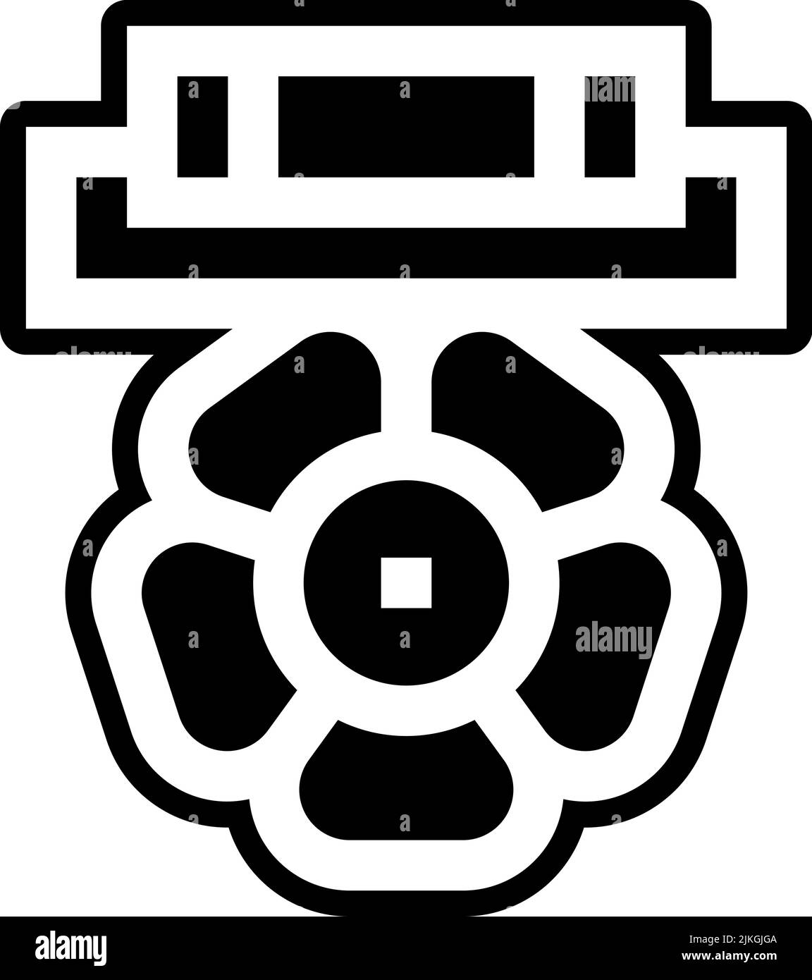 national bravery icon black vector illustration Stock Vector Image ...