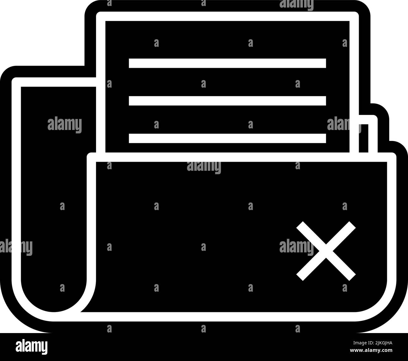 remove file icon black vector illustration Stock Vector Image & Art - Alamy