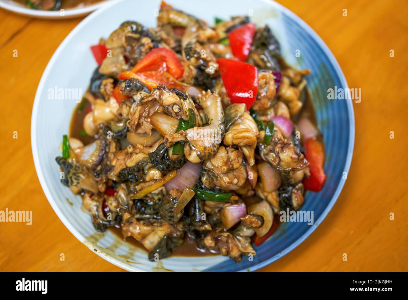 Fried bullfrog hi-res stock photography and images - Alamy