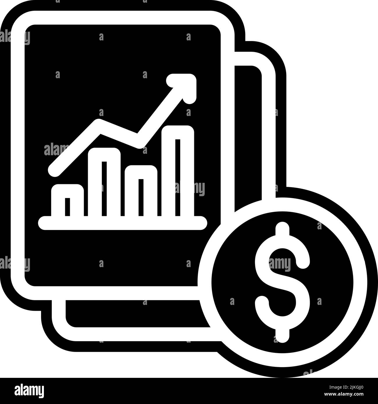 report icon black vector illustration Stock Vector Image & Art - Alamy