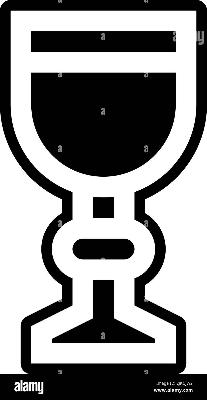chalice icon black vector illustration Stock Vector Image & Art - Alamy
