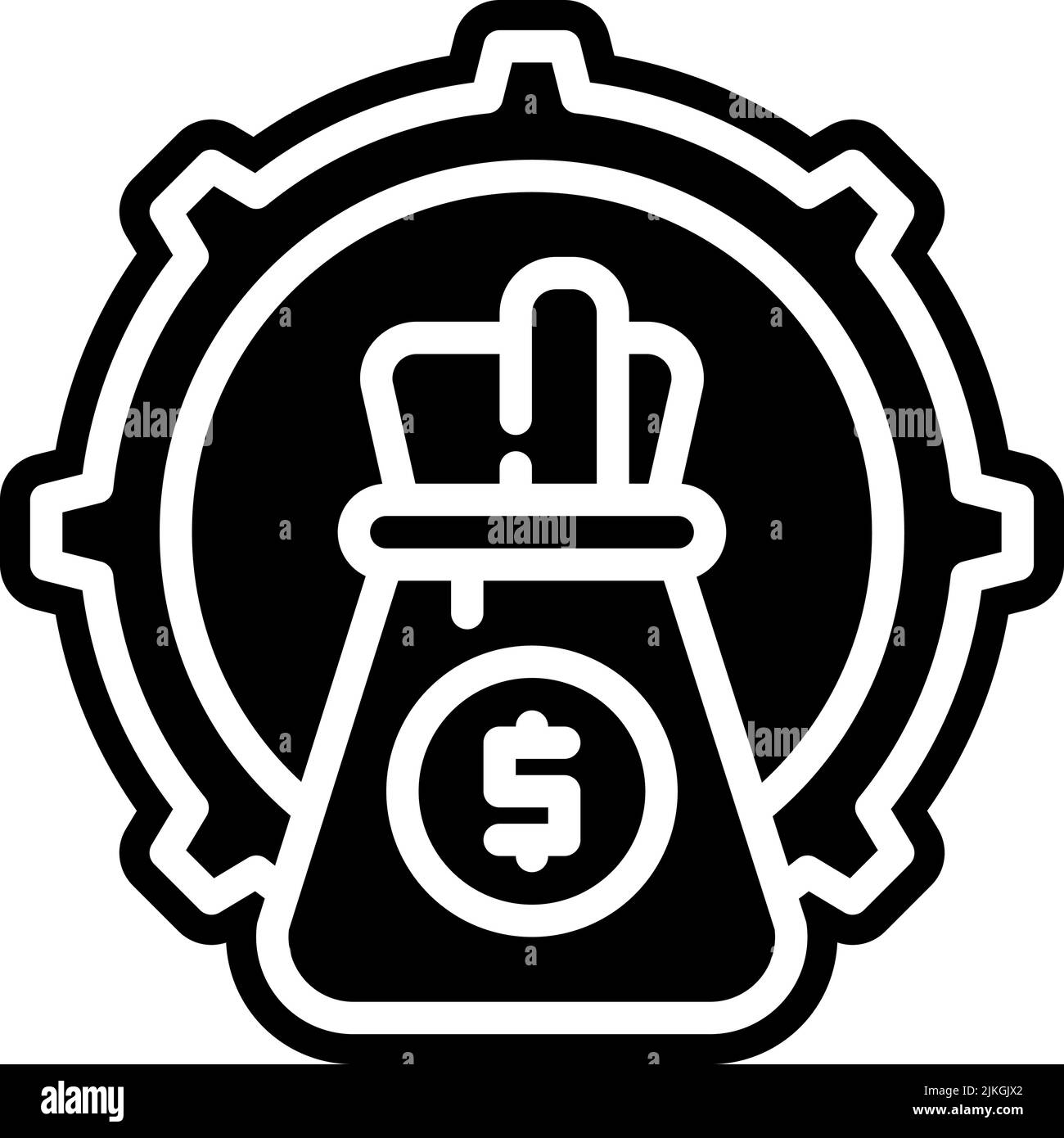 management icon black vector illustration Stock Vector Image & Art - Alamy