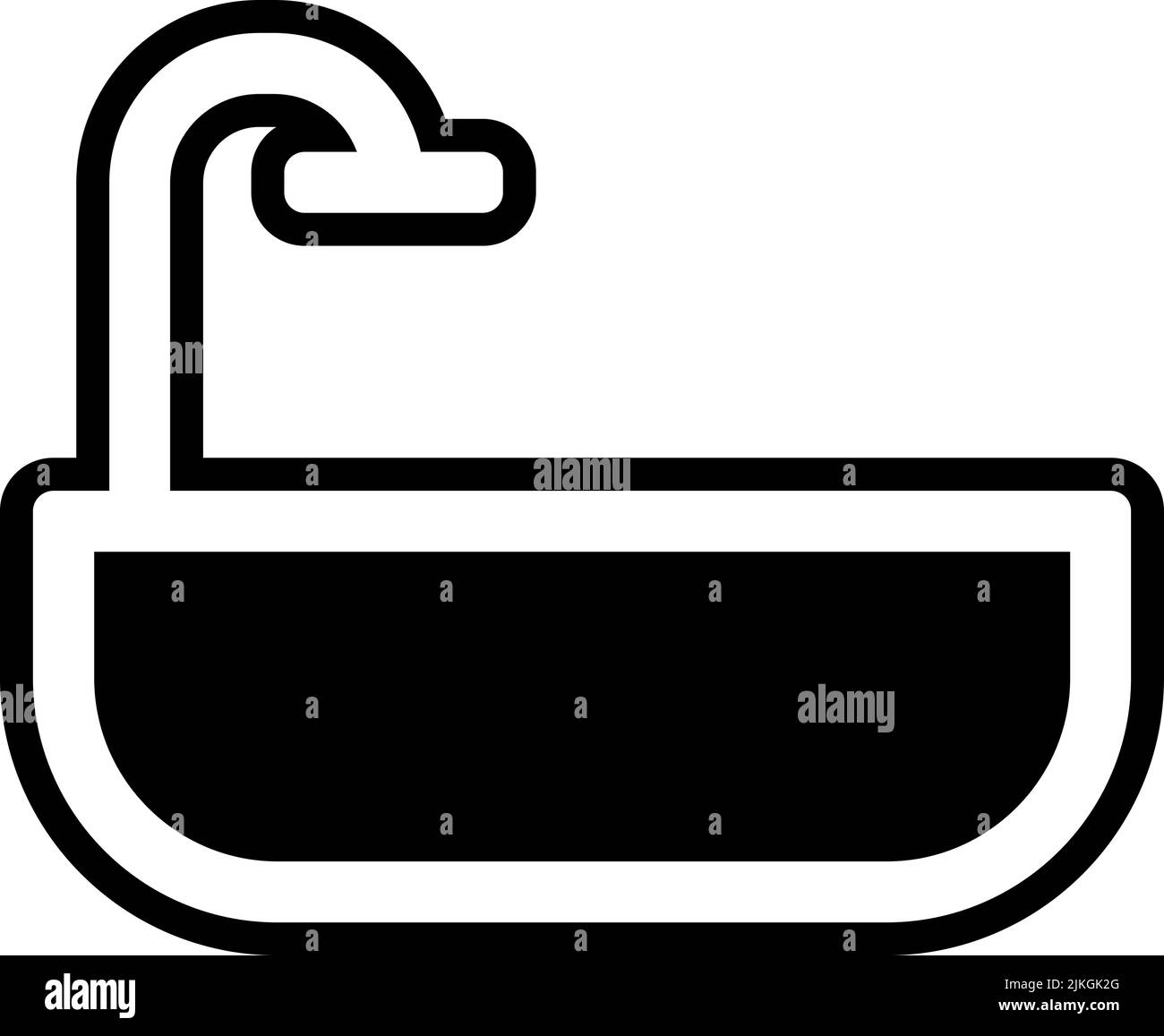 Filled tub Stock Vector Images - Alamy