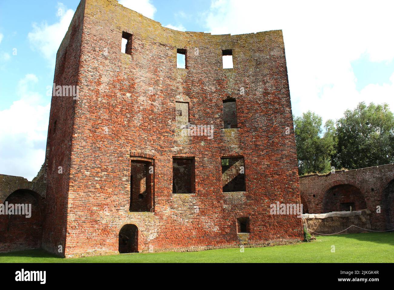 The ruins of Teylingen Castle Stock Photo - Alamy
