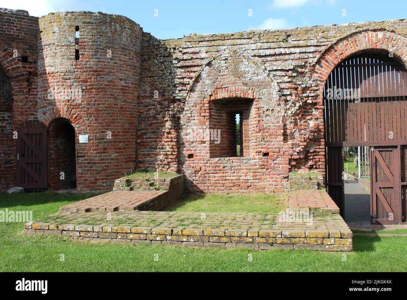 The ruins of Teylingen Castle Stock Photo - Alamy