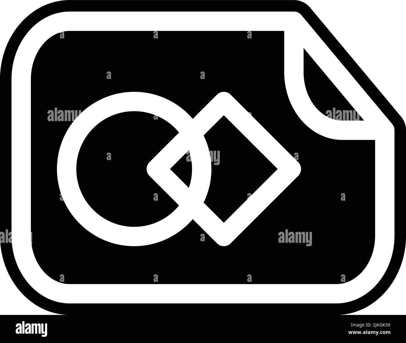 design icon black vector illustration Stock Vector Image & Art - Alamy