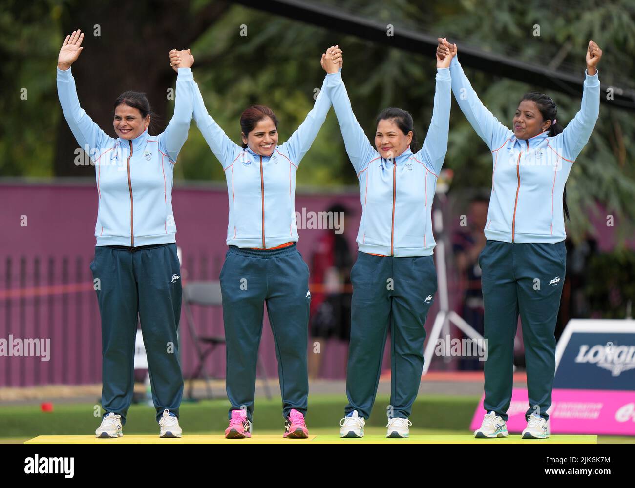 India's Lovely Choubey, Pinki, Nayanmoni Saikia and Rupa Rani Tirkey ...