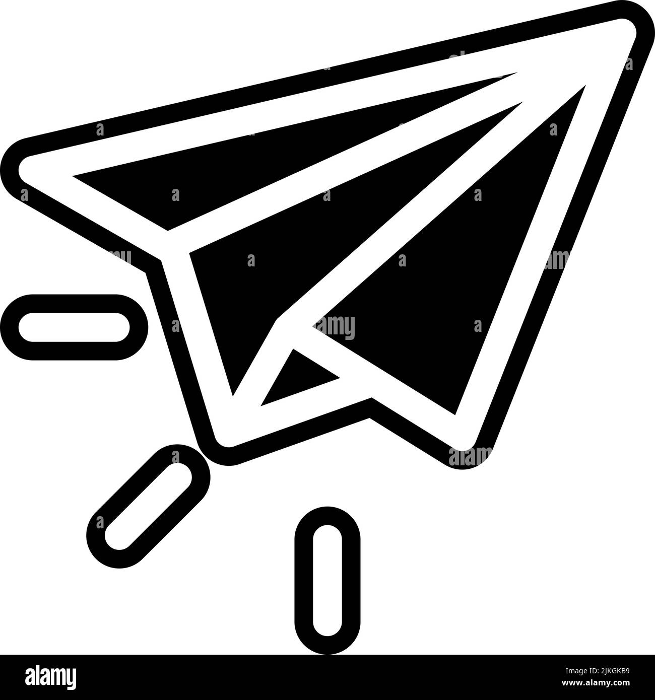 send icon black vector illustration Stock Vector Image & Art - Alamy