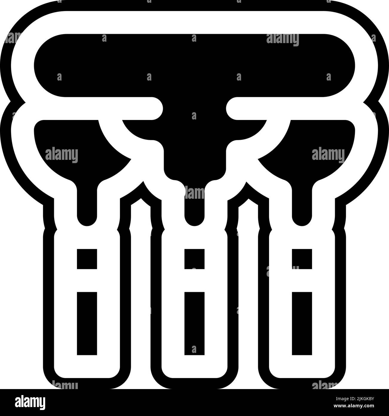 air pollution icon black vector illustration Stock Vector Image & Art ...