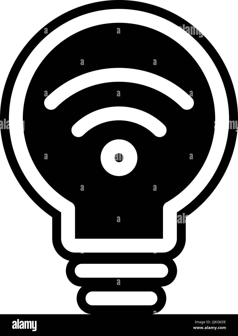 smart light icon black vector illustration Stock Vector Image & Art - Alamy