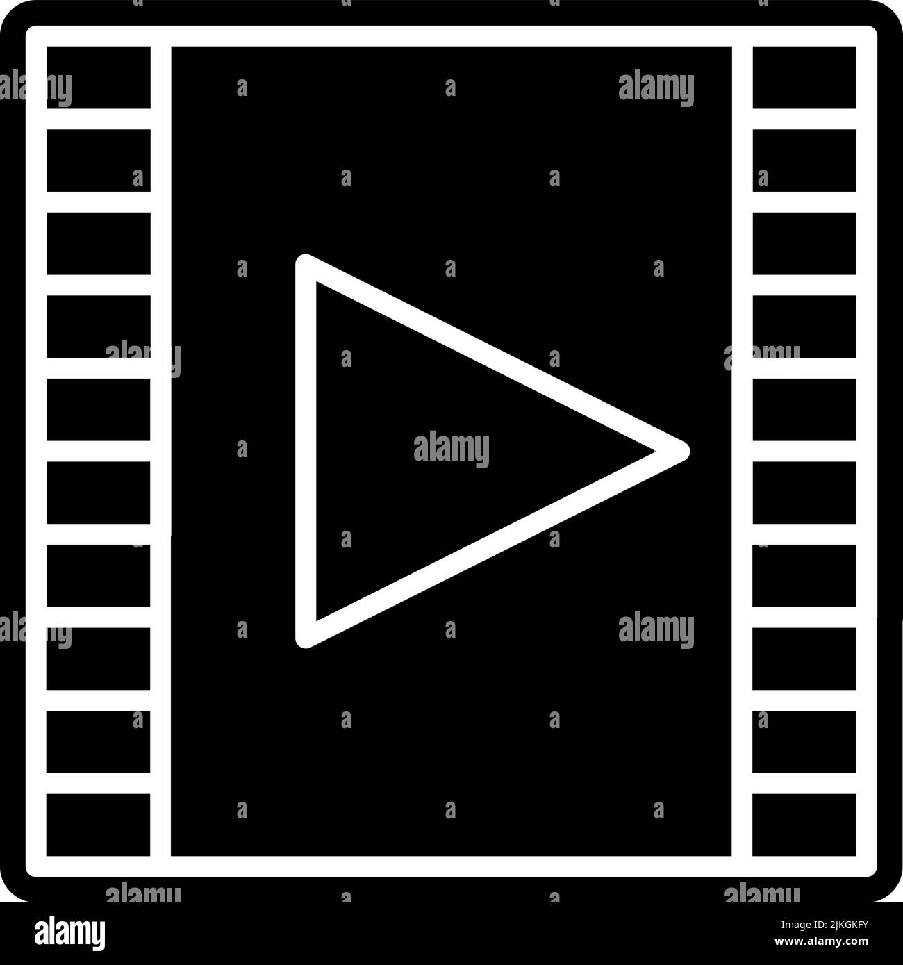 cinema icon black vector illustration Stock Vector Image & Art - Alamy