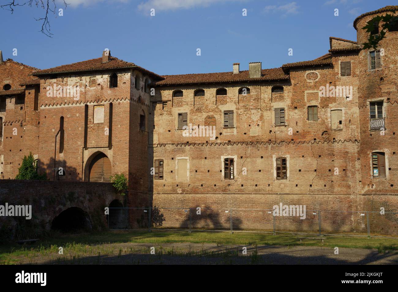 Medieval castle at Monticelli d Ongina, Piacenza province, Emilia ...