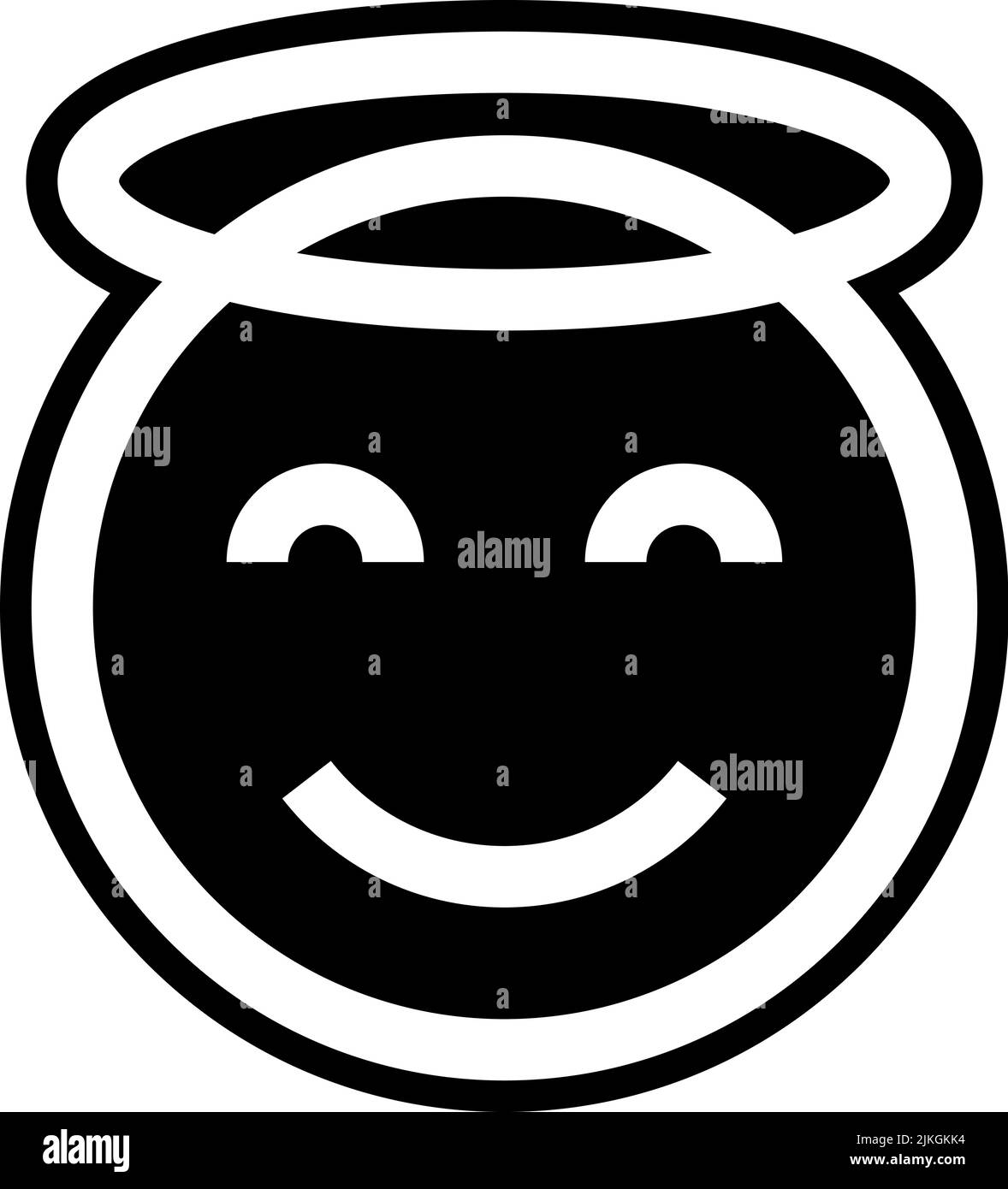 angel icon black vector illustration Stock Vector Image & Art - Alamy