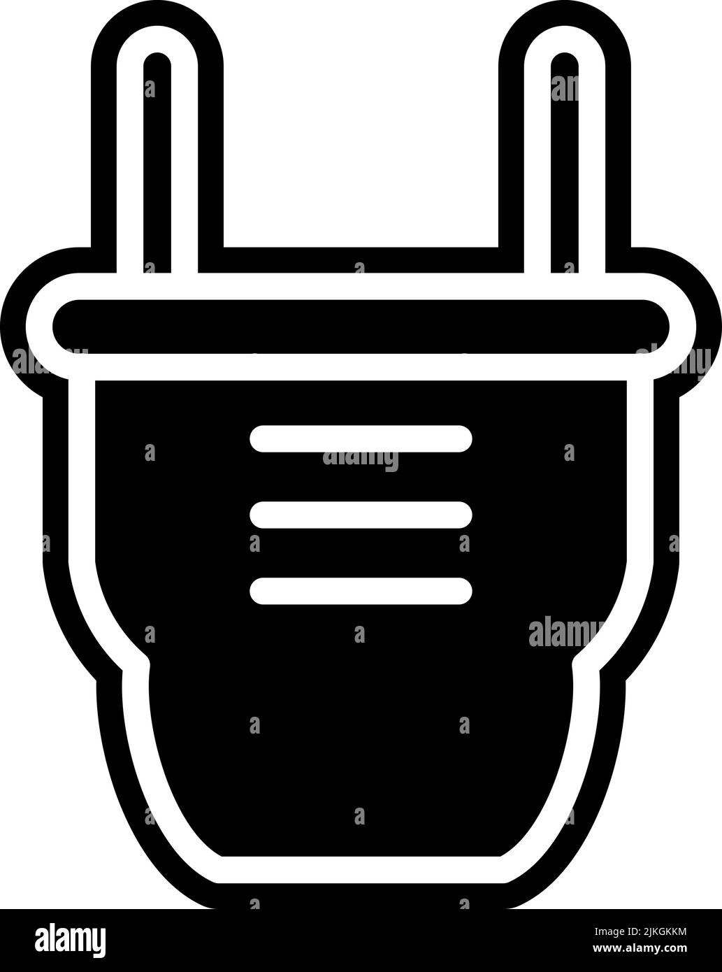 plug icon black vector illustration Stock Vector Image & Art - Alamy