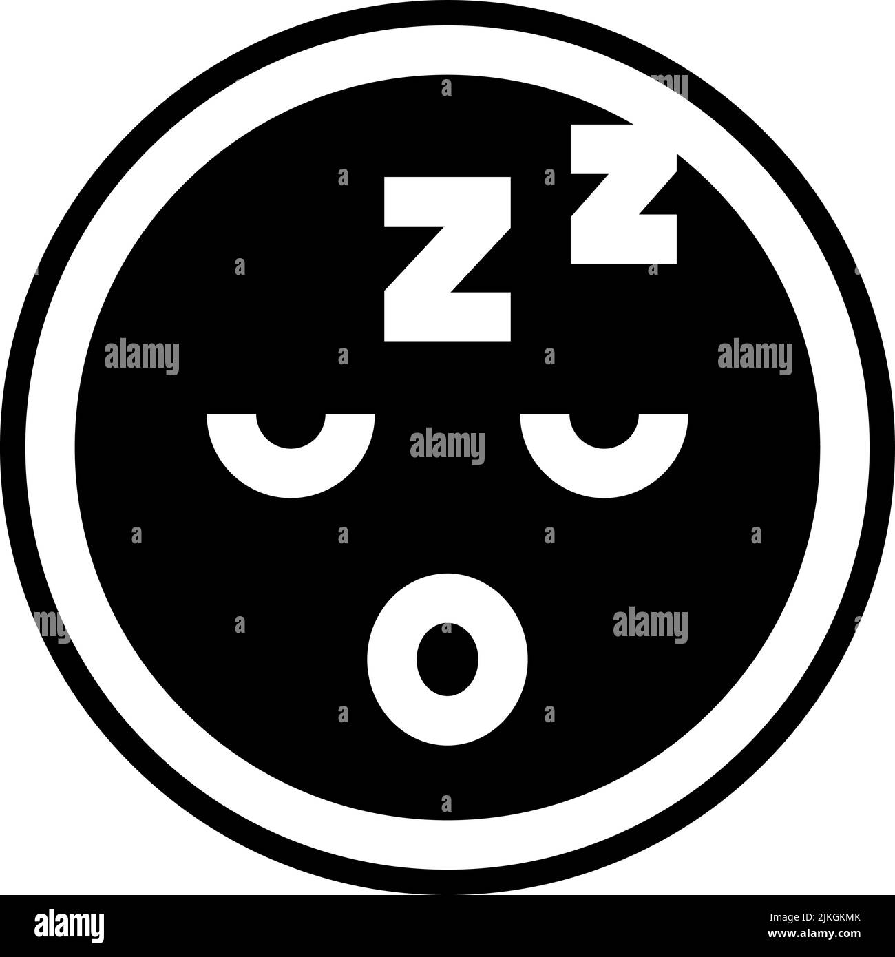 sleep icon black vector illustration Stock Vector Image & Art - Alamy