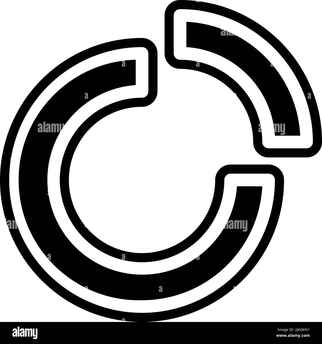 stats icon black vector illustration Stock Vector Image & Art - Alamy