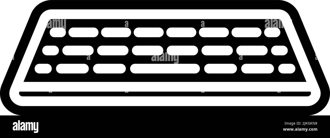 keyboard icon black vector illustration Stock Vector Image & Art - Alamy