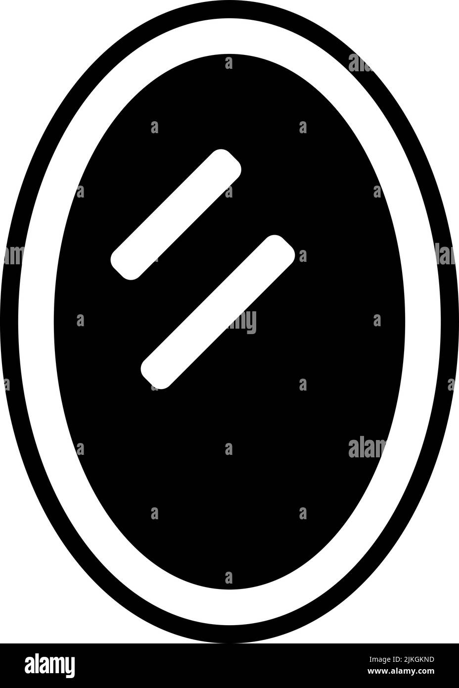 mirror icon black vector illustration Stock Vector Image & Art - Alamy