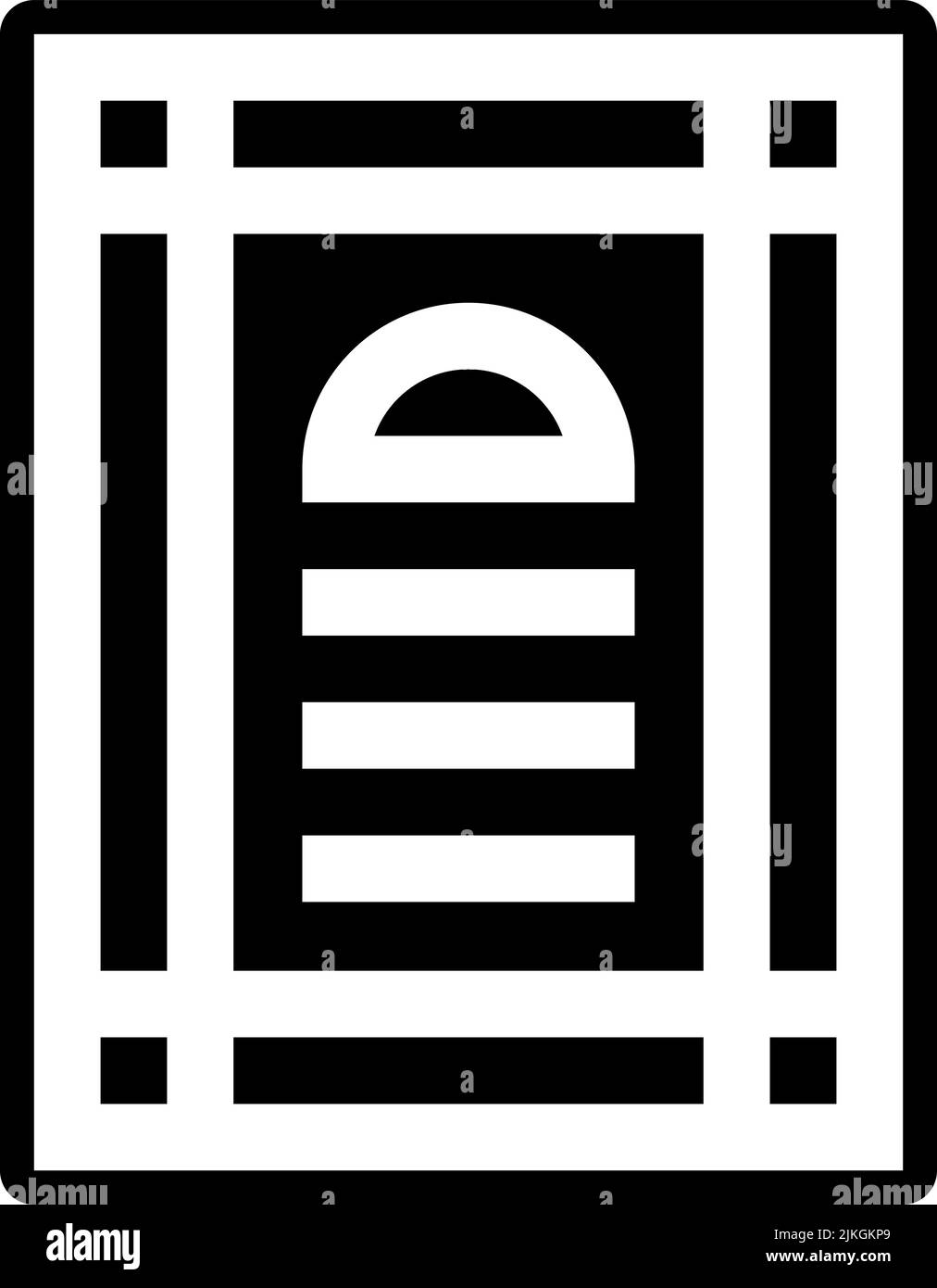 constitution icon black vector illustration Stock Vector Image & Art ...