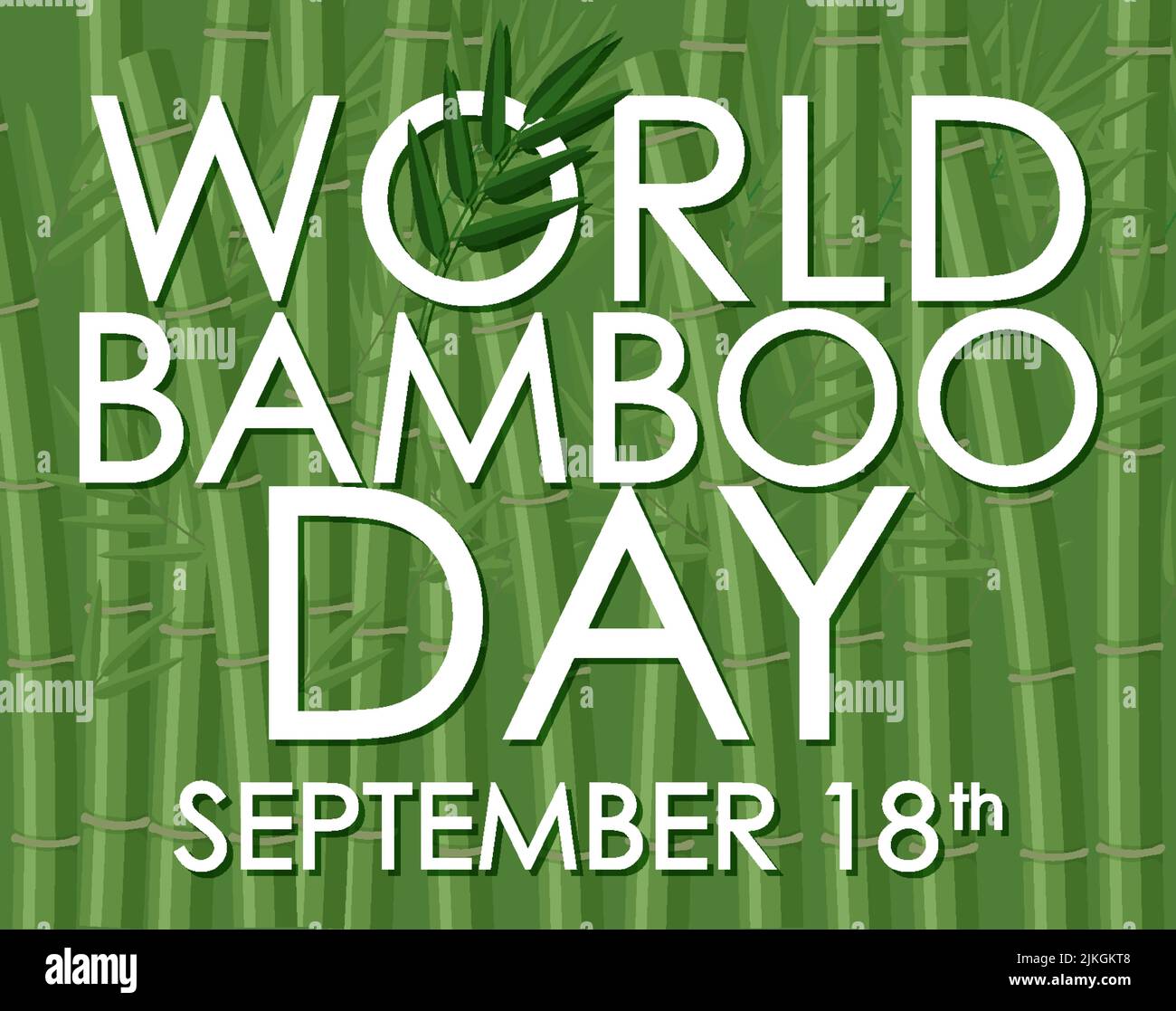 World Bamboo Day September 18 illustration Stock Vector Image & Art - Alamy