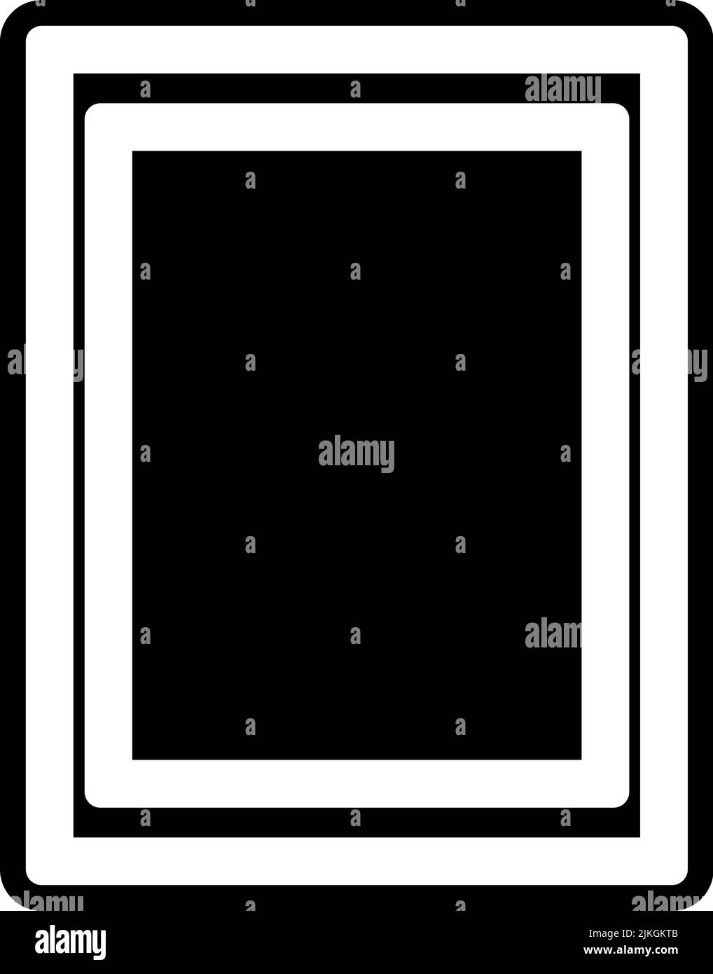 frame icon black vector illustration Stock Vector Image & Art - Alamy