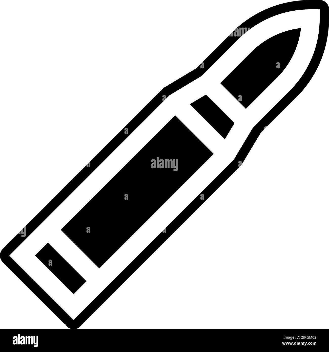 asat missile icon black vector illustration Stock Vector Image & Art ...